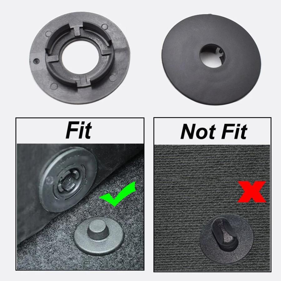 カーフロアマット ピンクランプクランプ VWパサート ポロ ゴルフ ジェッタ アウディ A1 A3 A4 A6 シュコダオクタビア A5 A7 シートティーロ用 :231029A0963 ...