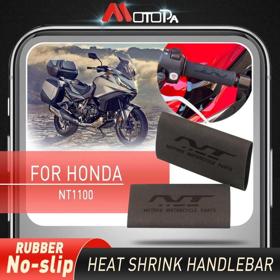モートピア-サイドカッティングハンドルバーグリップ カーアクセサリー ホンダN1100 NT 1100 NT1100 2021 2022 ...
