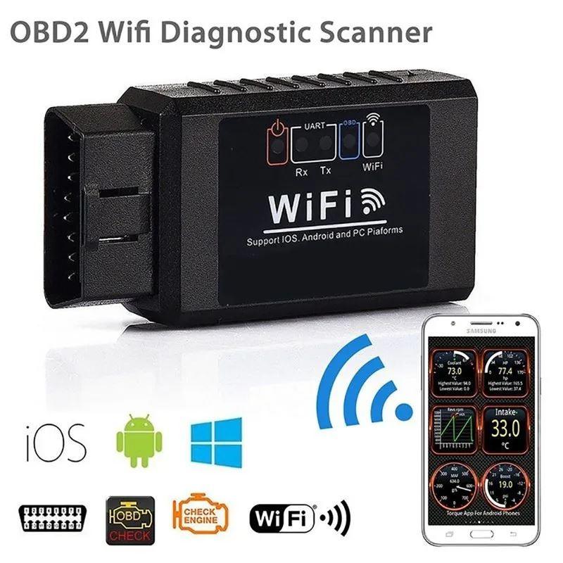 新ELM 327 V1.5 WIFI OBD2 WIFIスキャナー自動ODB2 ELM327 WIFIアンドロイド IOS OBD 2 OBD2診断自動ツール : パーツセンター東京 - 通販 ...
