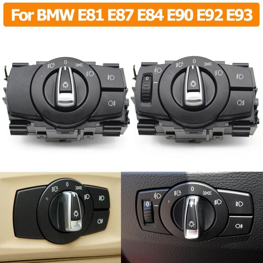 【並行輸入品】 フロントヘッドランプヘッドライトスイッチボタンアセンブリbmw 1 3 X1シリーズE87 E82 E90 E91 E92 E93 E84 61319169404 ...
