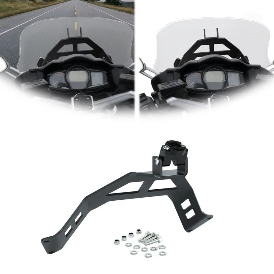 並行輸入品 GPS マウントナビゲーションプレートブラケットヤマハ FJR1300 2013-2024 FJR 1300 オートバイアルミ ...