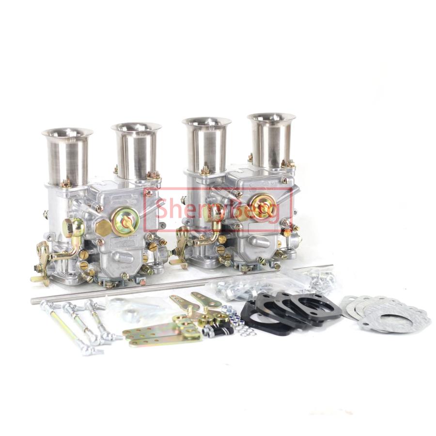 【並行輸入品】SHERRYBERG 4気筒ペア 45MM DCOE 45DCOEキャブレター+リンケージ+ハードウェア+ガスケット ウェーバーソレックスデロルトEMPI EMP用 : パーツ ...