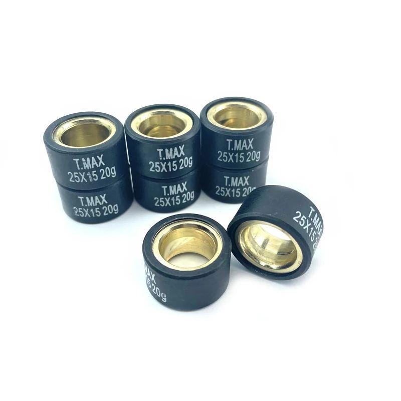 【並行輸入品】8PCS オートバイバリエーターウェイトローラークラッチプーリー駆動ビーズ YAMAHA TAMX T-MAX 500 530 ...
