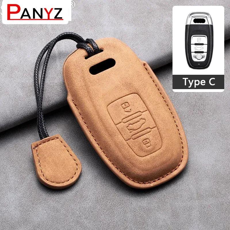 【並行輸入品】AUDI A1 A3 8V A4 B8 B9 A5 A6 C7 A7 A8 Q3 Q5 Q7 S4 S6 S7 S8 R8 TTアクセサリー シープスキン カーキーケースカバー ...