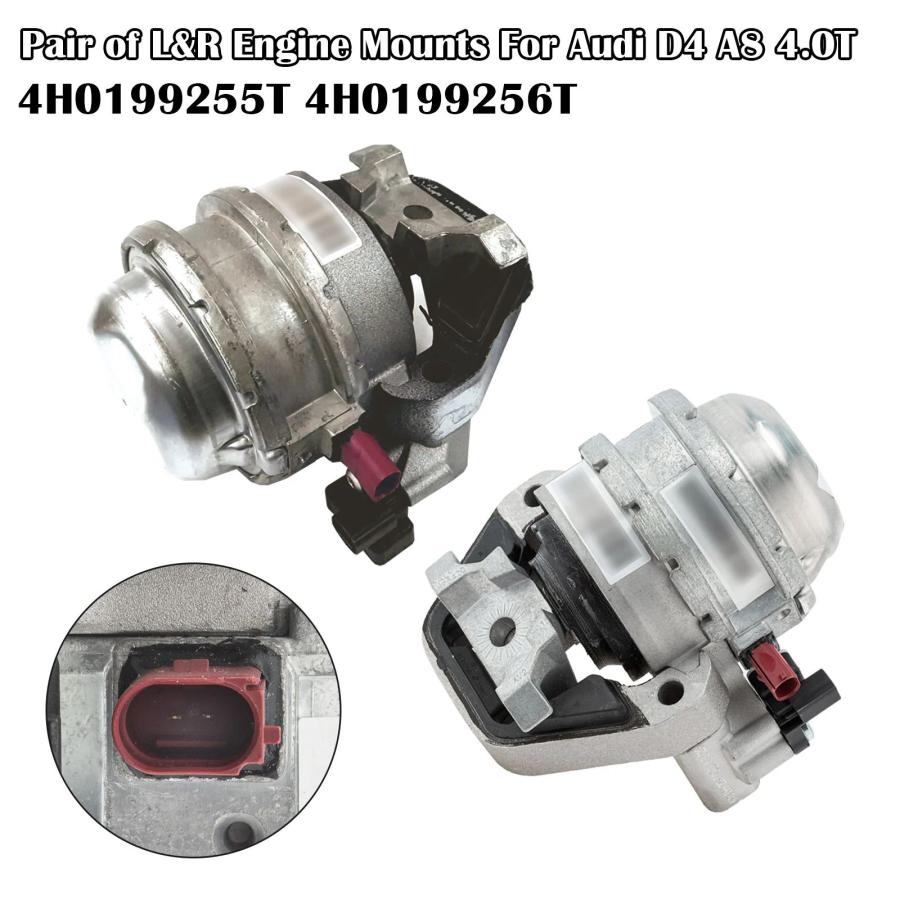 【並行輸入品】ARTUDATECH 左/右エンジンモーターマウント センサー付き 4H0199255T 4H0199256T AUDI S6 ...