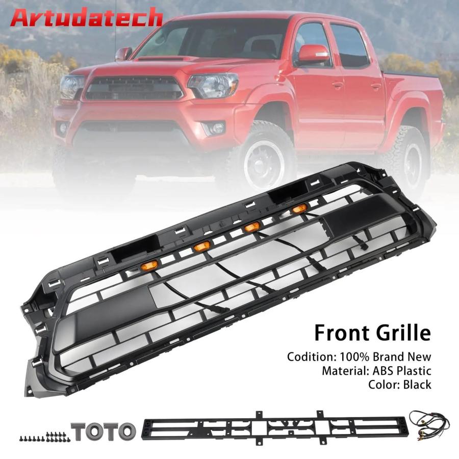 並行輸入品ARTUDATECH フロントハニカムグリル PTR54-35150 トヨタ タコマ 2012-2015 2013 2014 TRD ...