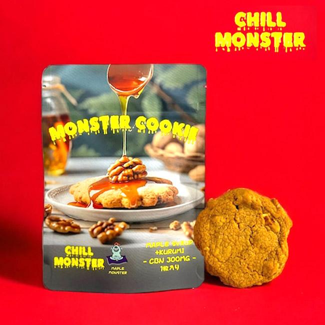 CHILL MONSTER - チルモンスター CBNクッキー 1枚入り / CBN300mg（メイプルシロップ味＋くるみ ...