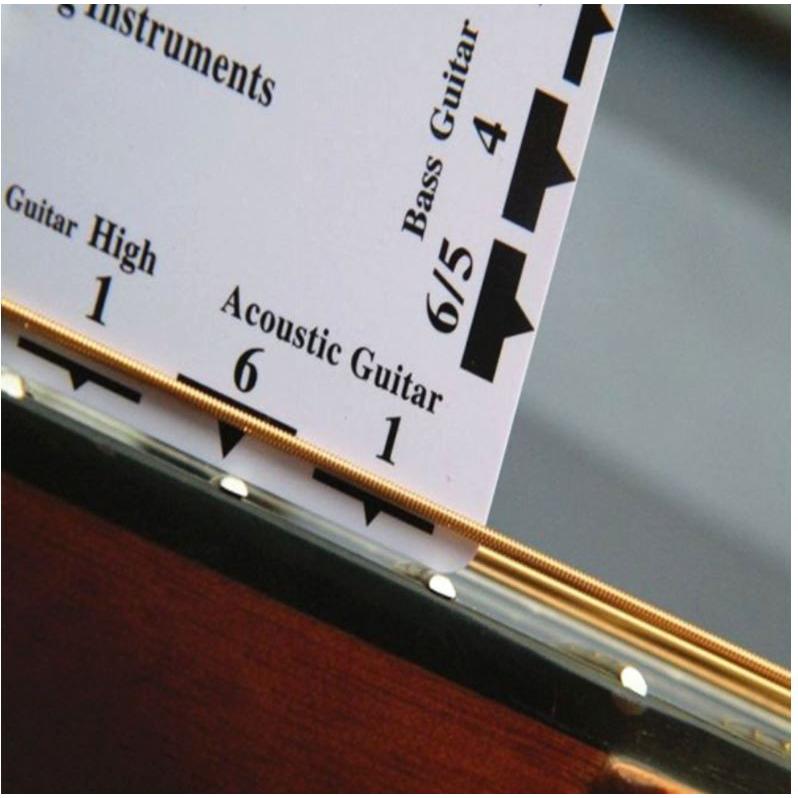 Fritz ruler String PitchRuler ギターストリングアクション ピッチルーラー クラシック アコースティック ベース用 ...