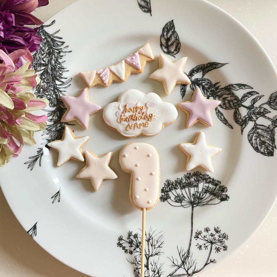 選べる3色ガーランドと星のバースデークッキー9点セット : puapua cookies - 通販 - Yahoo!ショッピング