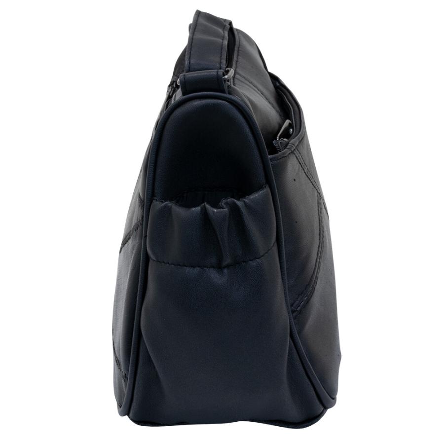 羊革 革 革製 ショルダーバッグ ブラック パッチワーク シンプル 小型 メンズ レディース : TORANSIA トランシア - 通販 - Yahoo!ショッピング