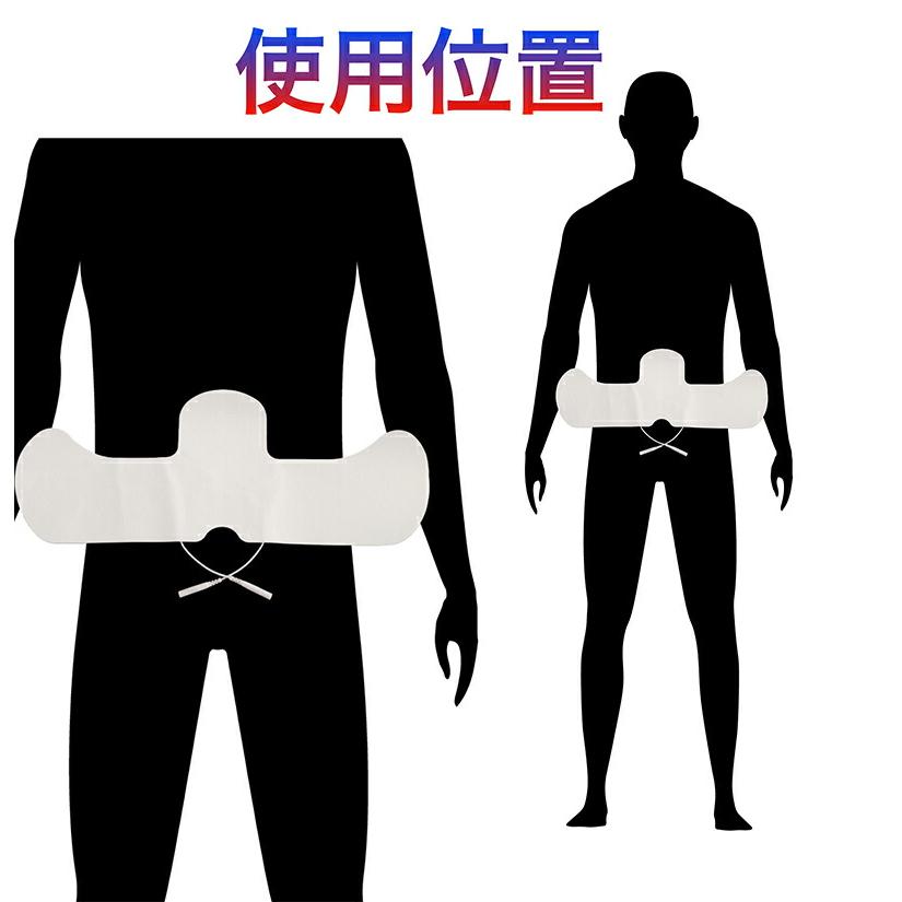 emsパッド 互換品 腹部全体用 お腹用 ems 腹筋ベルト 各社共通互換品 【腹部全体用 汎用 EMS粘着パット (2枚セット)】 パル ...