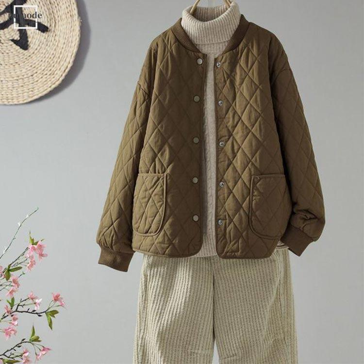 ジャケット レディース アウター 中綿ジャケット キルティングコート ノーカラーコート ダウン風コート 長袖 中綿コート ショート 上着 軽量 インナ : pd-at126-ho258 ...