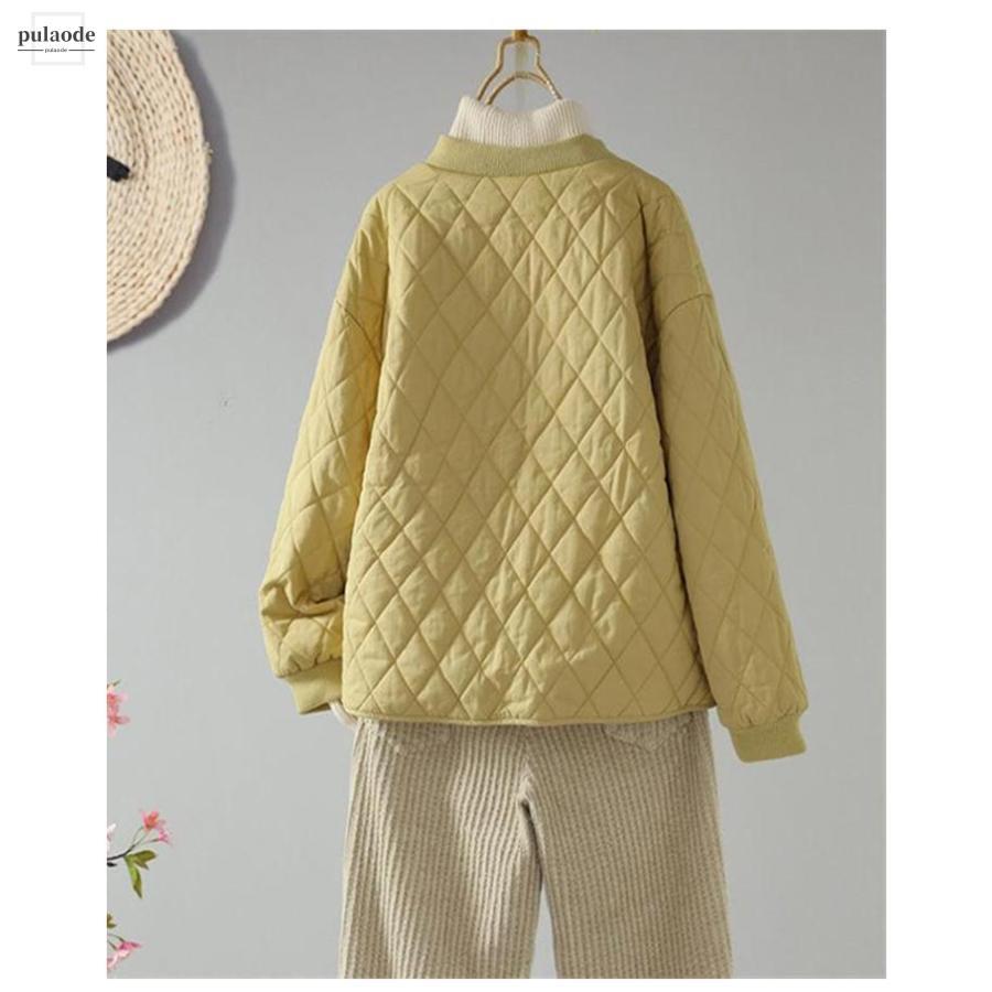 ジャケット レディース アウター 中綿ジャケット キルティングコート ノーカラーコート ダウン風コート 長袖 中綿コート ショート 上着 軽量 インナ : pd-at126-ho258 ...