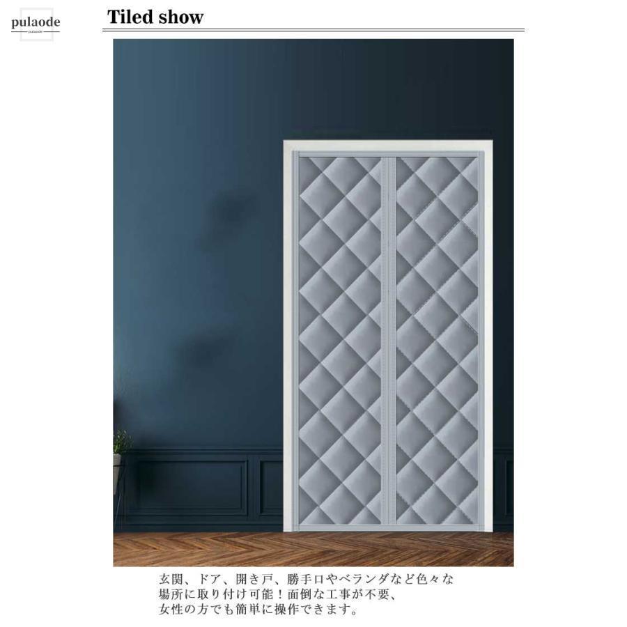 玄関 断熱 カーテン ドア用 マグネット式 断熱カーテン 暖簾 中綿入り のれん 間仕切りカーテン 冷暖房効率UP 省エネ 省電対策 マジックテープ付 : pd-at126-ho320 ...