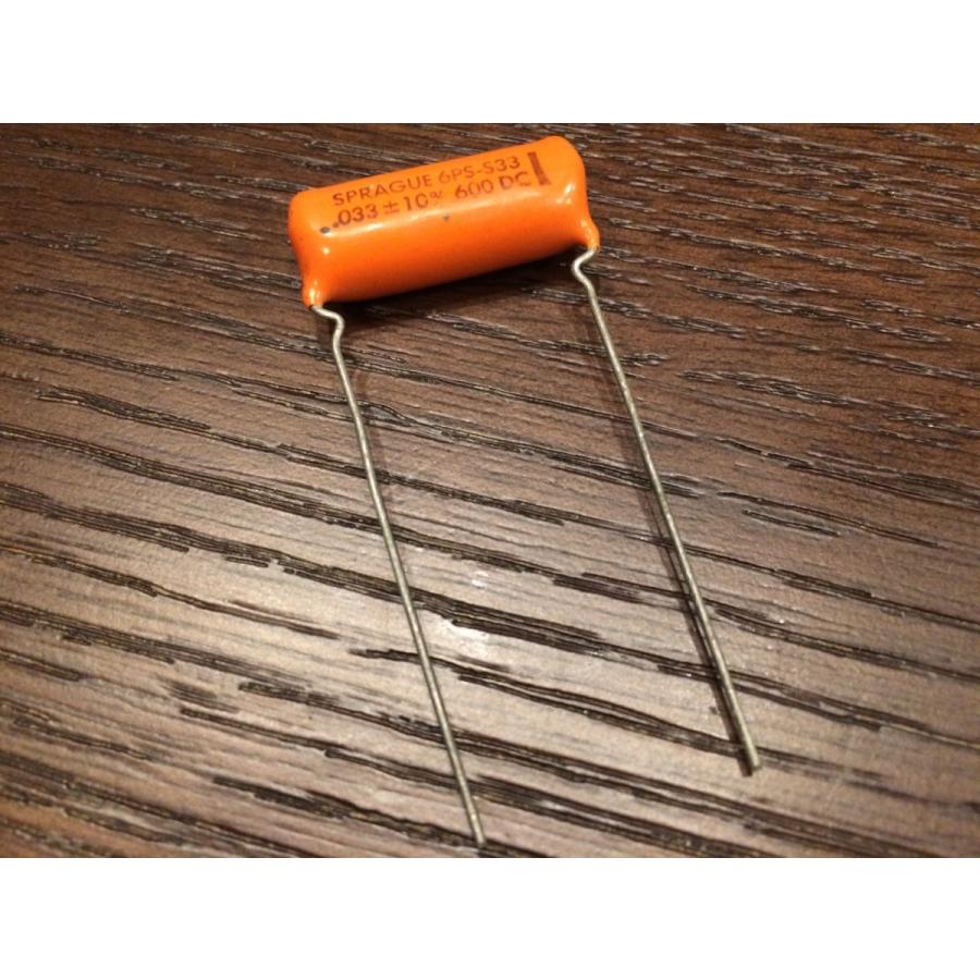 ビンテージ Sprague Orange Drop .033 600v コンデンサ 新品 (ハム/P90/シングル)(在庫3) : Pulse ...