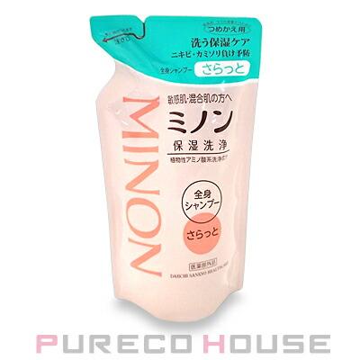 MINON ミノン 薬用 全身シャンプー 洗いあがり さらっとタイプ (レフィル) 380ml 【医薬部外品】【メール便は使えません】 : CosmeShop プレコハウス - 通販 ...