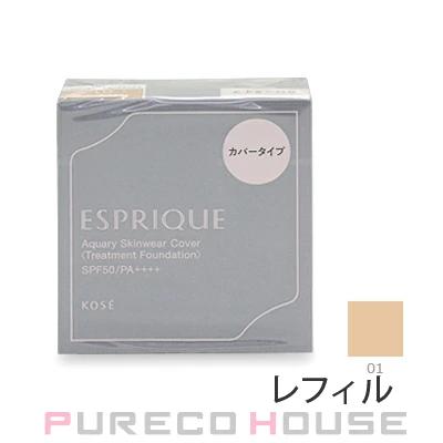 ESPRIQUE コーセー エスプリーク アクアリー スキンウェア カバー (レフィル) SPF50・PA++++ 13g #01 ライトベージュ【メール便は使えません】 : PURECO ...
