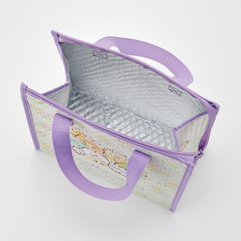 保冷バッグ 抗菌 丸型ランチボックス 2段 フォーク 大きめ お弁当箱 500ml FBC1 ONWR1AG スケーター すみっコぐらし(598166-598111) :52404242 ...