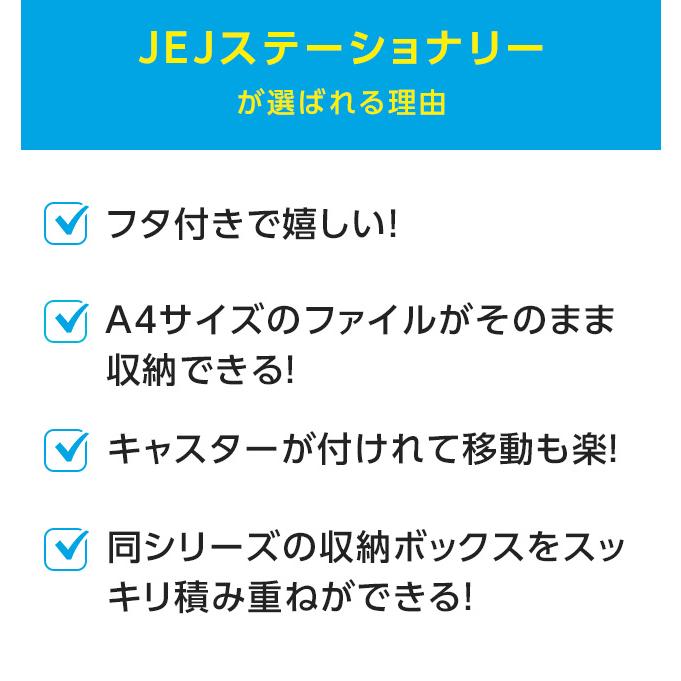 JEJアステージ 収納ケース フタ付き A4 a4ファイル 収納 ケース ボックス プラスチック収納 書類収納(2個セット A4ファイル収納ボックス) : purekuma - 通販 ...