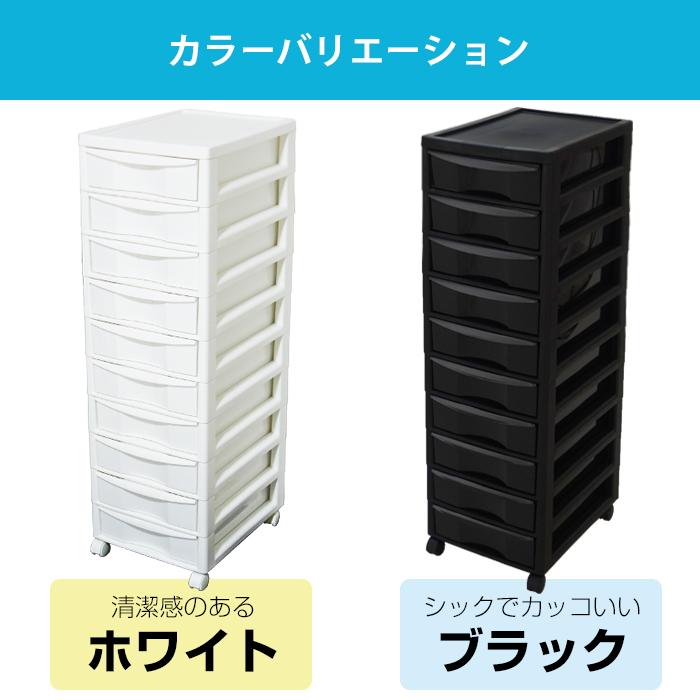 書類チェスト おしゃれ B4サイズ 深型 10段 引き出し プラスチック キャスター付き 書類ケース レターケース 書類トレー 書類収納 事務用品 オフィス用品 : ap-b4-f10-wb ...