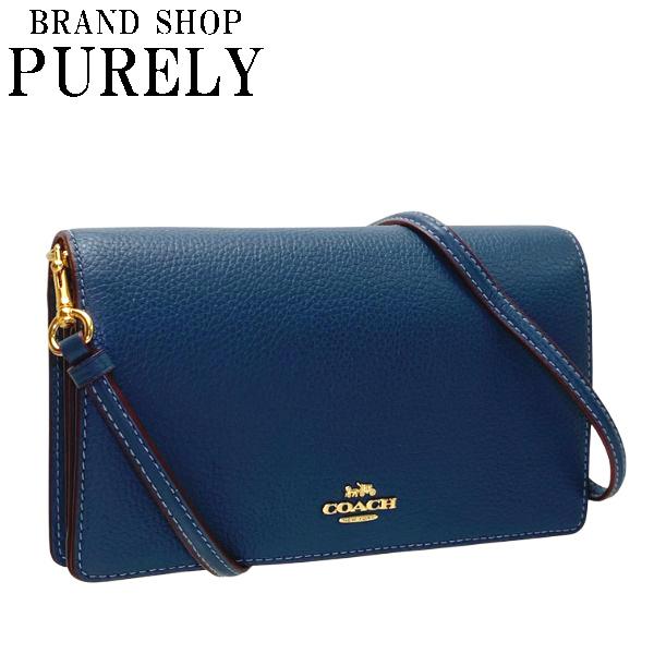 COACH 国内発送 コーチ バッグ レディース ショルダーバッグ レザー フォルド オーバー クラッチ クロスボディー 3037 IMDEN ...