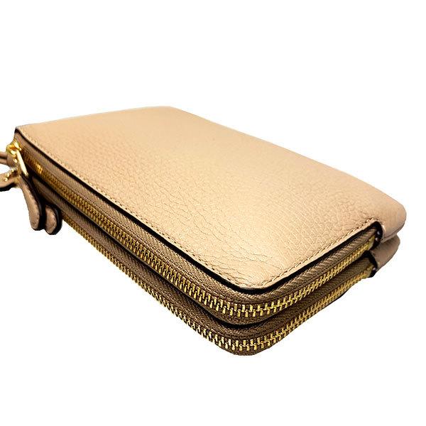 COACH（コーチ） 国内発送 ポーチ レディース 小物入れ ペブルド レザー ダブル コーナー ジップ リストレット 6649 IMTAU ...