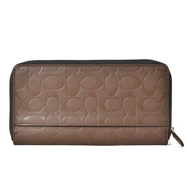 COACH 国内発送 送料無料 コーチ 全品ポイント2倍 財布 さいふ エンボスド レザー トラベル ウォレット 長財布 93210 TOB ...