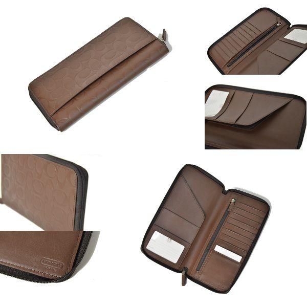 COACH 国内発送 送料無料 コーチ 全品ポイント2倍 財布 さいふ エンボスド レザー トラベル ウォレット 長財布 93210 TOB ...