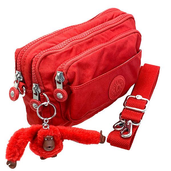 kipling キプリング バッグ レディース KIPLING ショルダーバッグ ナイロン 2way コンバーチブル クロスボディー AC2491 6CF チェリー 送料無料 : PURELY ...