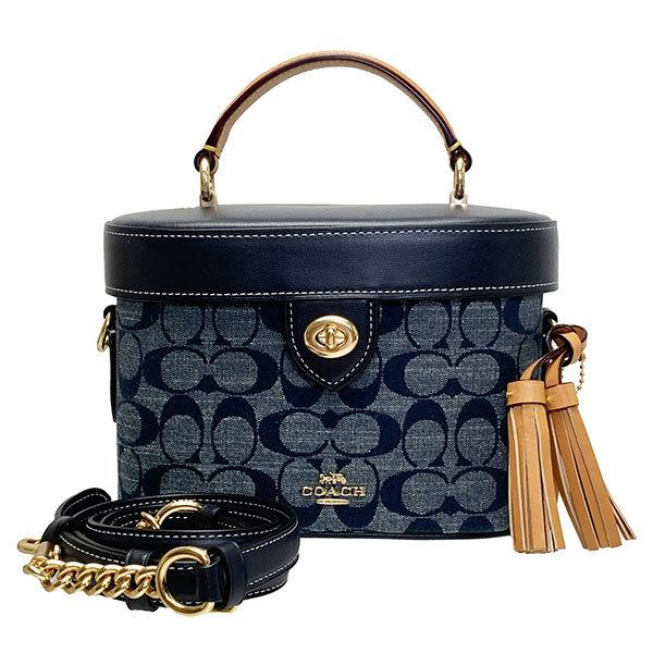 COACH コーチ バッグ レディース ショルダーバッグ シグネチャー クロスボディー C8165 IMDEI デニム 送料無料 ...