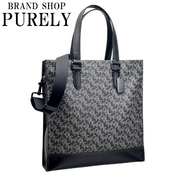 コーチ バッグ メンズ COACH トートバッグ モノグラム グラハム ストラクチャード トート CE749 QB/BK ブラック 送料無料 ...