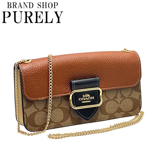 COACH 国内発送 コーチ バッグ レディース ショルダーバッグ シグネチャー カラーブロック モーガンクロスボディ CF475 IME7V ...