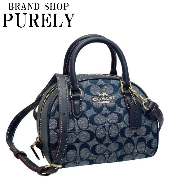 COACH（コーチ） 国内発送 バッグ レディース ショルダーバッグ シャンブレー シドニー サッチェル CH140 IMDEI デニムマルチ ...