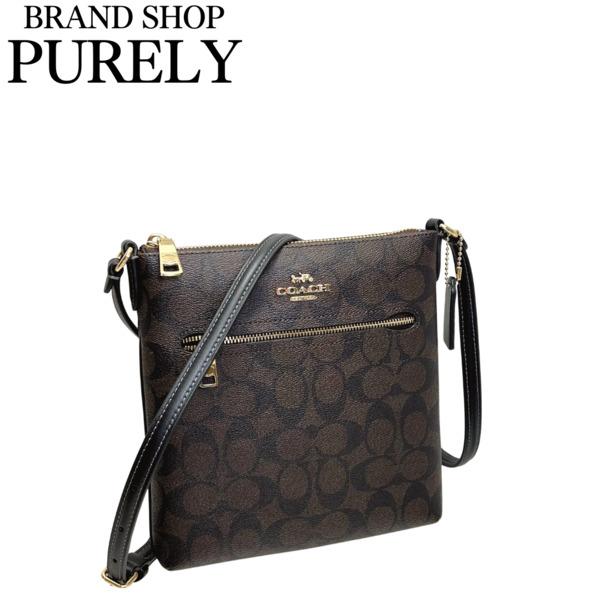 COACH コーチ バッグ レディース ショルダーバッグ シグネチャー ミニ ローワン ファイル CS182 IMAA8 ブラウン×ブラック : PURELY SHOP - 通販 ...