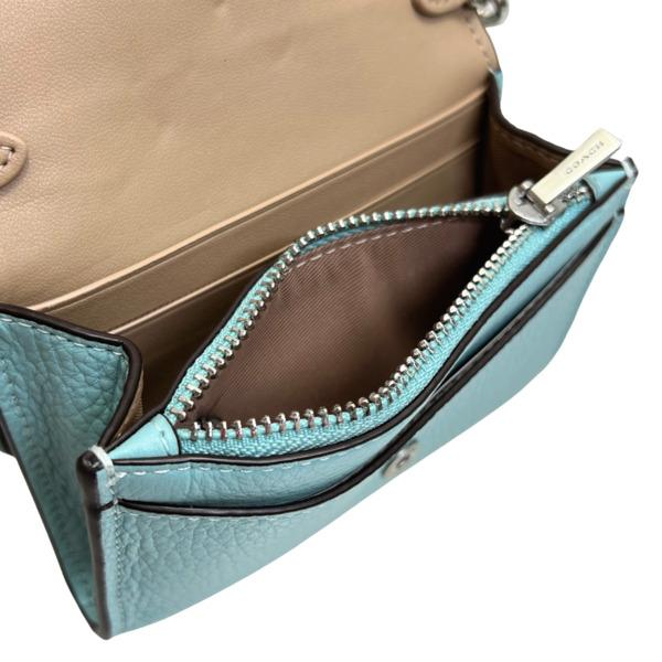 COACH 国内発送 コーチ 財布 レディース ショルダー ポーチ レザー ミニ エンベロープ ウォレット CU170 SVVSW フェイデッドブルー : PURELY SHOP - 通販 ...