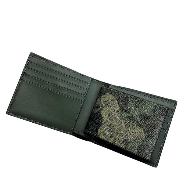 COACH 国内発送 コーチ 財布 メンズ 折り財布 シグネチャー カモ プリント 3in1 ウォレット CW232 SAK ダークシャムロック : PURELY SHOP - 通販 ...