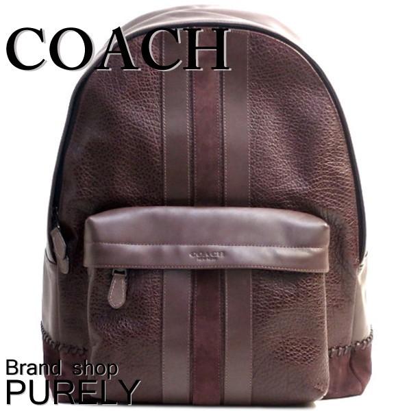 COACH 国内発送 コーチ バッグ メンズ レザー ベースボール ステッチ バックパック リュック サック F11250 QBOXB オックスブラッド 送料無料 : PURELY SHOP ...