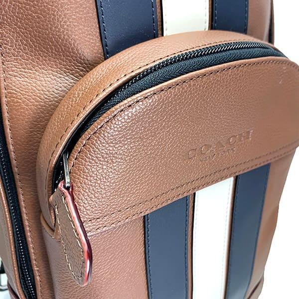 COACH（コーチ） 国内発送 バッグ メンズ ショルダーバッグ スリングパック レザー ヴァーシティ ヒューストン パック F49318 ...