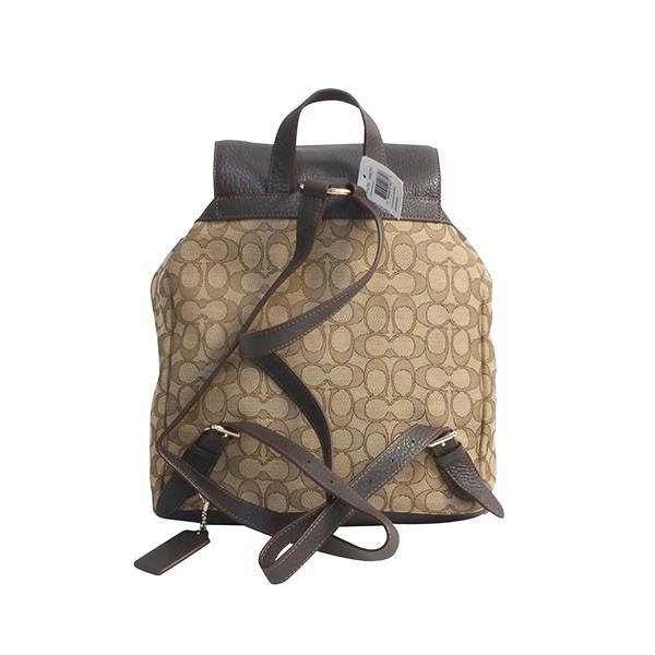 COACH コーチ バック リュック・デイパック レディース シグネチャー F54795 IMC7C カーキ/ブラウン 送料無料 ...