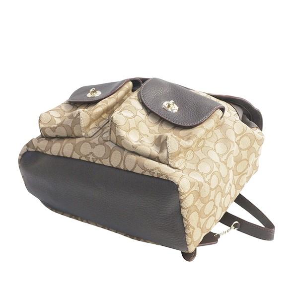 COACH コーチ バック リュック・デイパック レディース シグネチャー F54795 IMC7C カーキ/ブラウン 送料無料 ...