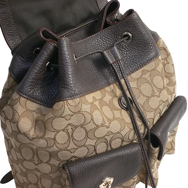 COACH コーチ バック リュック・デイパック レディース シグネチャー F54795 IMC7C カーキ/ブラウン 送料無料 ...