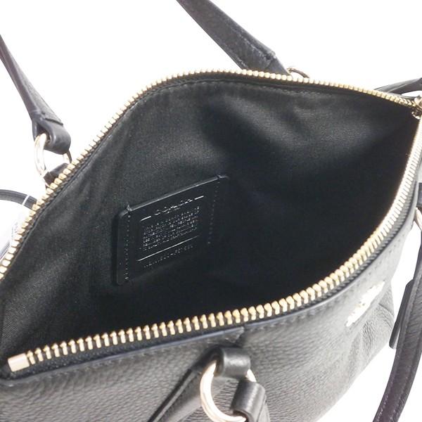 COACH 国内発送 コーチ バッグ レディース ハンドバッグ ペブルド レザー ミニ ケルシー サッチェル F57563 IMBLK ...