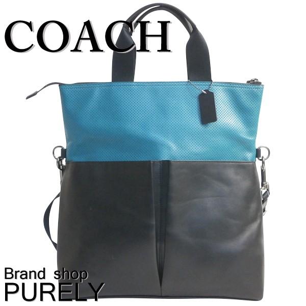 COACH（コーチ） 国内発送 バッグ メンズ 2WAY パーフォレイテッド レザー フ ォルド オーバー トート バッグ F57569 ...