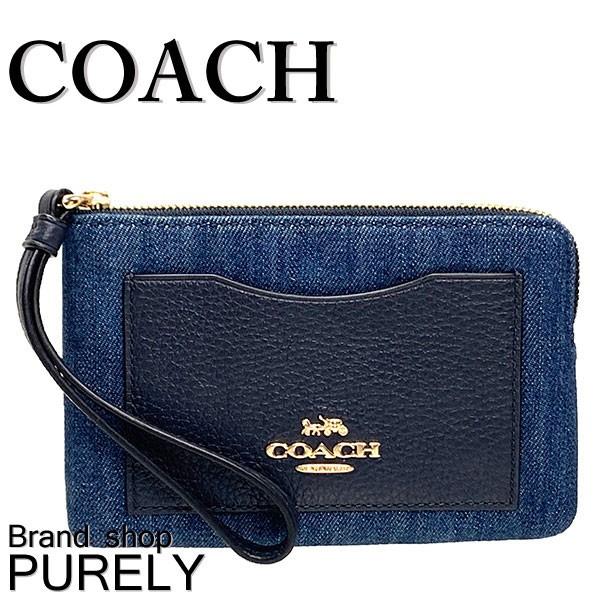 COACH コーチ 小物 レディースコインケース レディース アウトレット レザー リストレット コーナージップ F67579 IMDEN ...