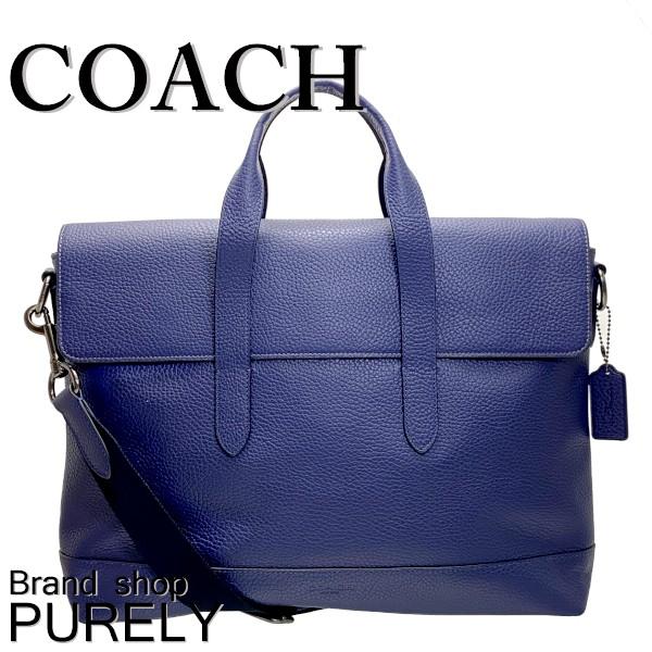 COACH コーチ バッグ メンズ ビジネスバッグ ハミルトン レザー ポートフォリオ ブリーフ ケース F75757 QBP5H カデット ...