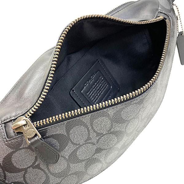 コーチ バッグ メンズ COACH ボディバッグ シグネチャー ワーレン ベルト バッグ F78777 QBMI5 チャコール×ブラック 送料 ...