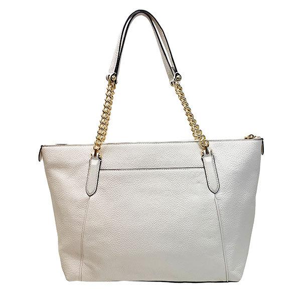 COACH 国内発送 コーチ バッグ レディース トートバッグ ペブルド レザー AVA チェーン トート F87775 IMCHK チョーク ...