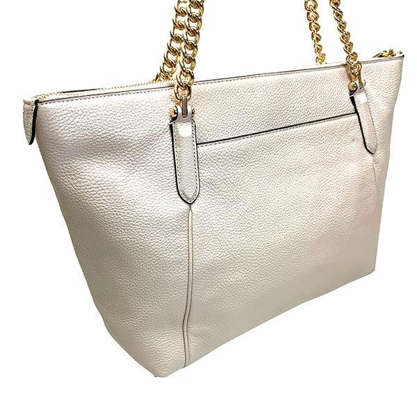 COACH 国内発送 コーチ バッグ レディース トートバッグ ペブルド レザー AVA チェーン トート F87775 IMCHK チョーク ...
