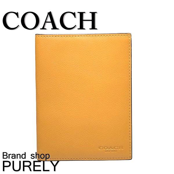 COACH コーチ パスポートケース メンズ レディース カードケース 小物 レザー パスポート ケース F93604 QBP58 アンバー ...