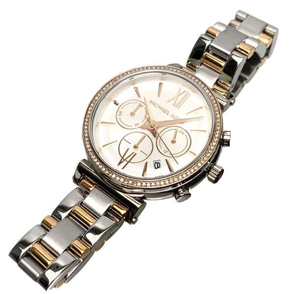 マイケルコース 時計 レディース MICHAEL KORS アクセサリー 腕時計 ソフィー クロノグラフ ツートーン ウォッチ MK6558 ...